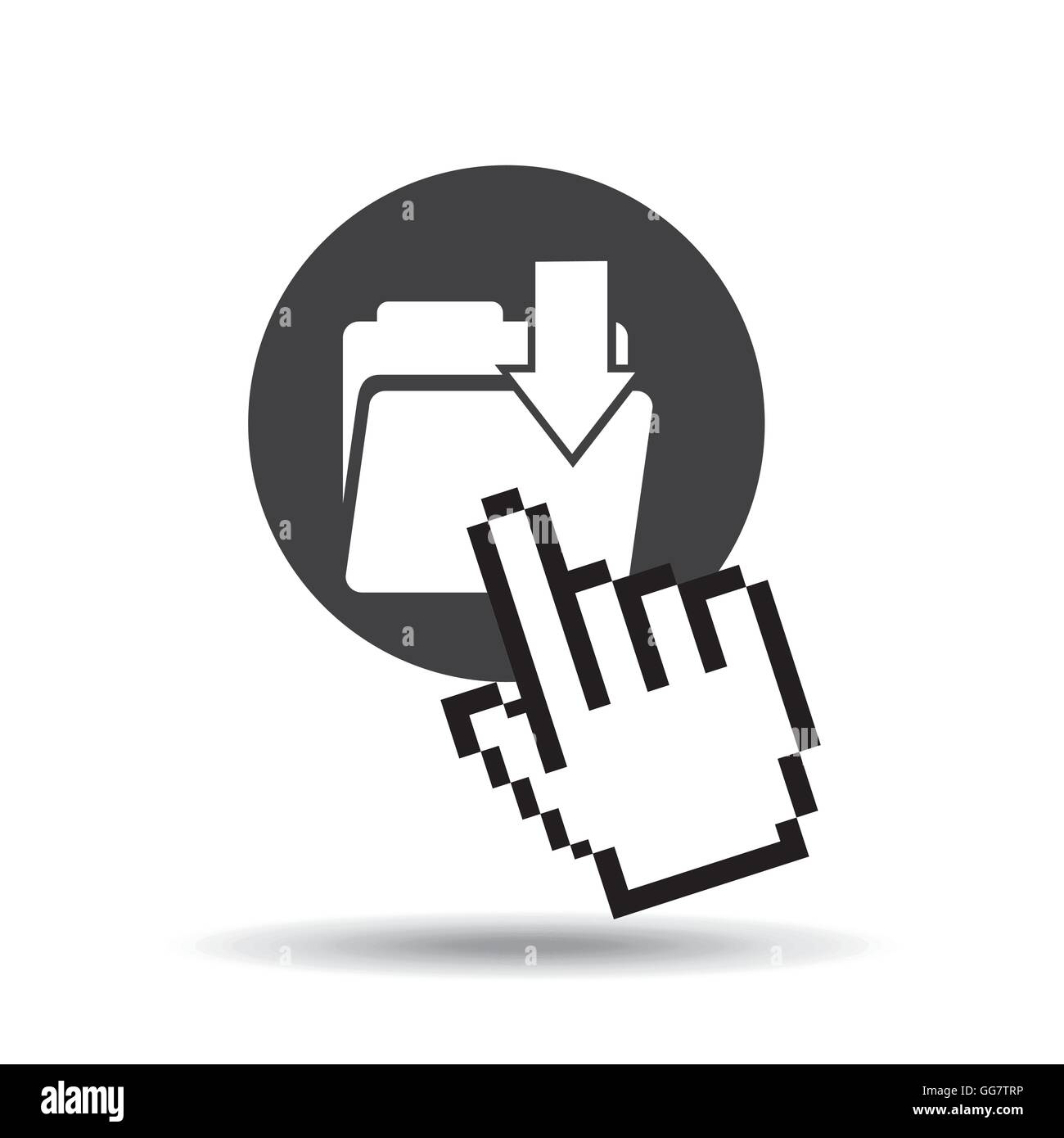 digital files icon Stock Vector Image & Art - Alamy