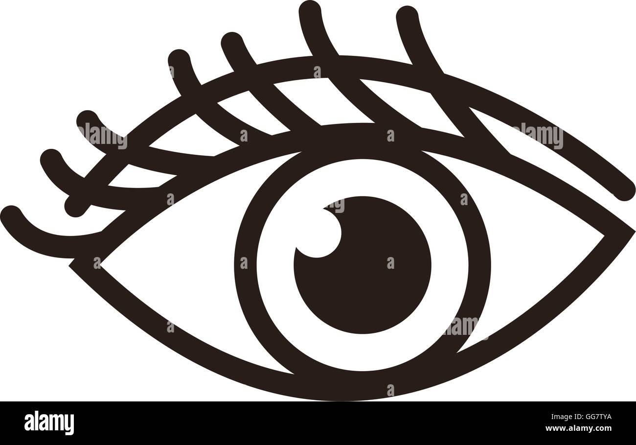 single eye icon Stock Vector Image & Art - Alamy
