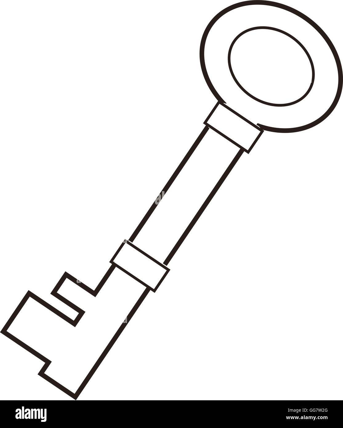 old key icon Stock Vector Image & Art - Alamy