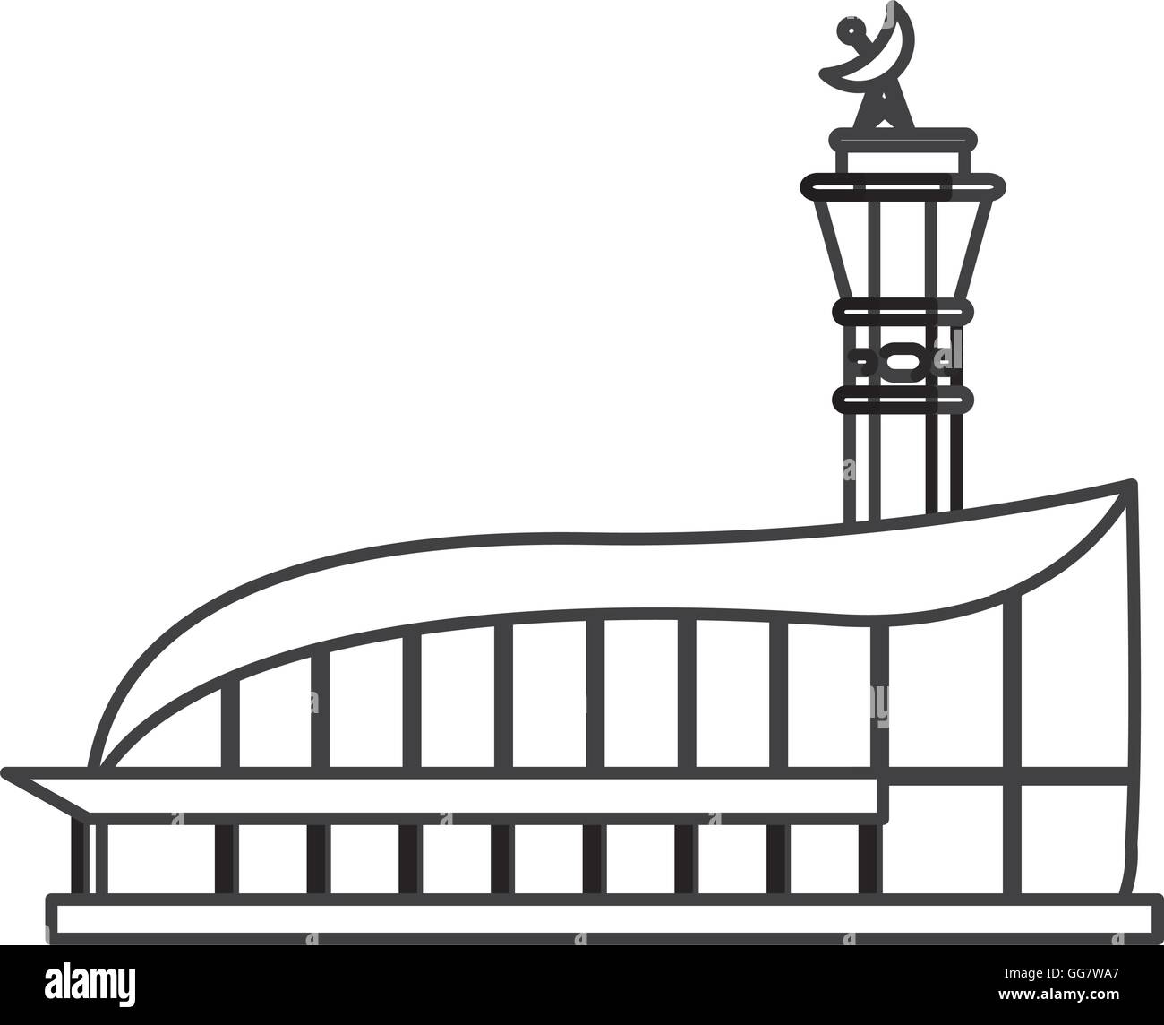 isolated airport icon Stock Vector Image & Art - Alamy