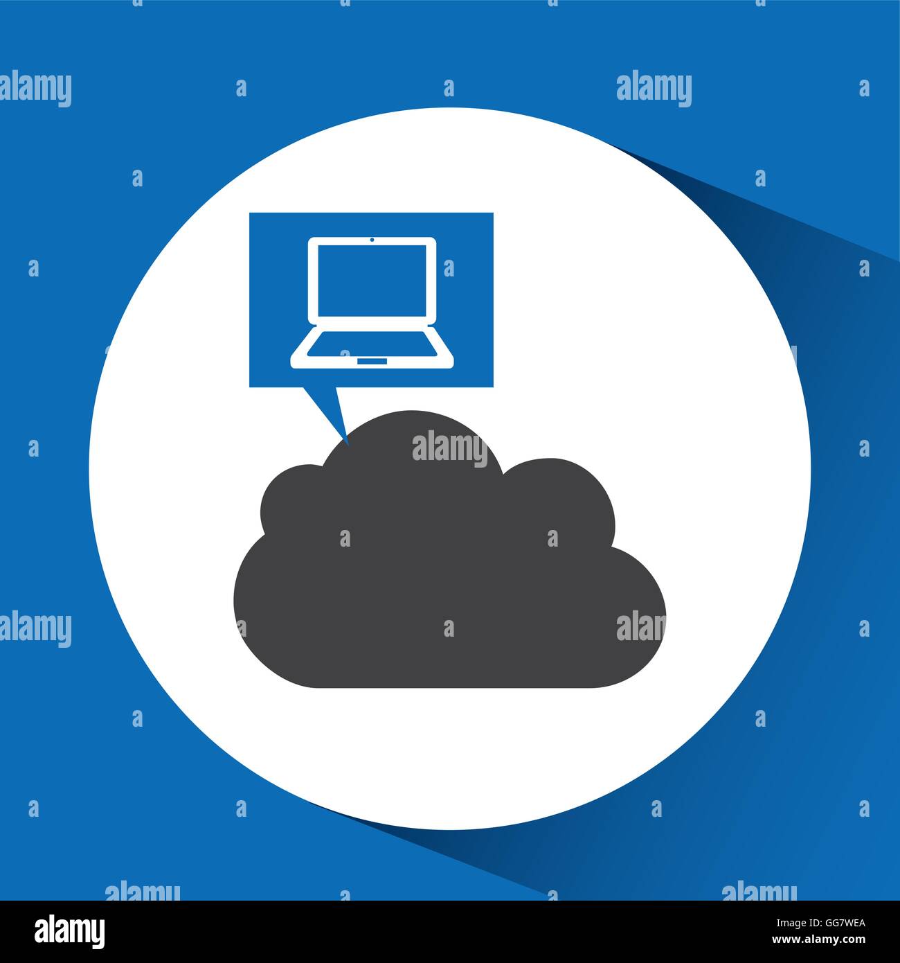 cloud back up icon Stock Vector Image & Art - Alamy