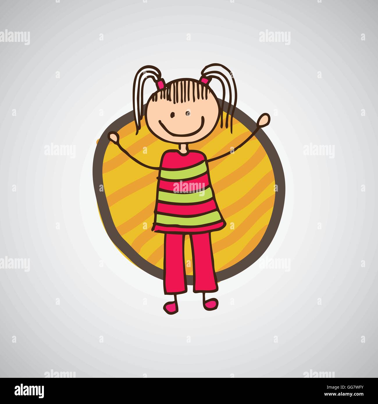 happy child icon Stock Vector Image & Art - Alamy