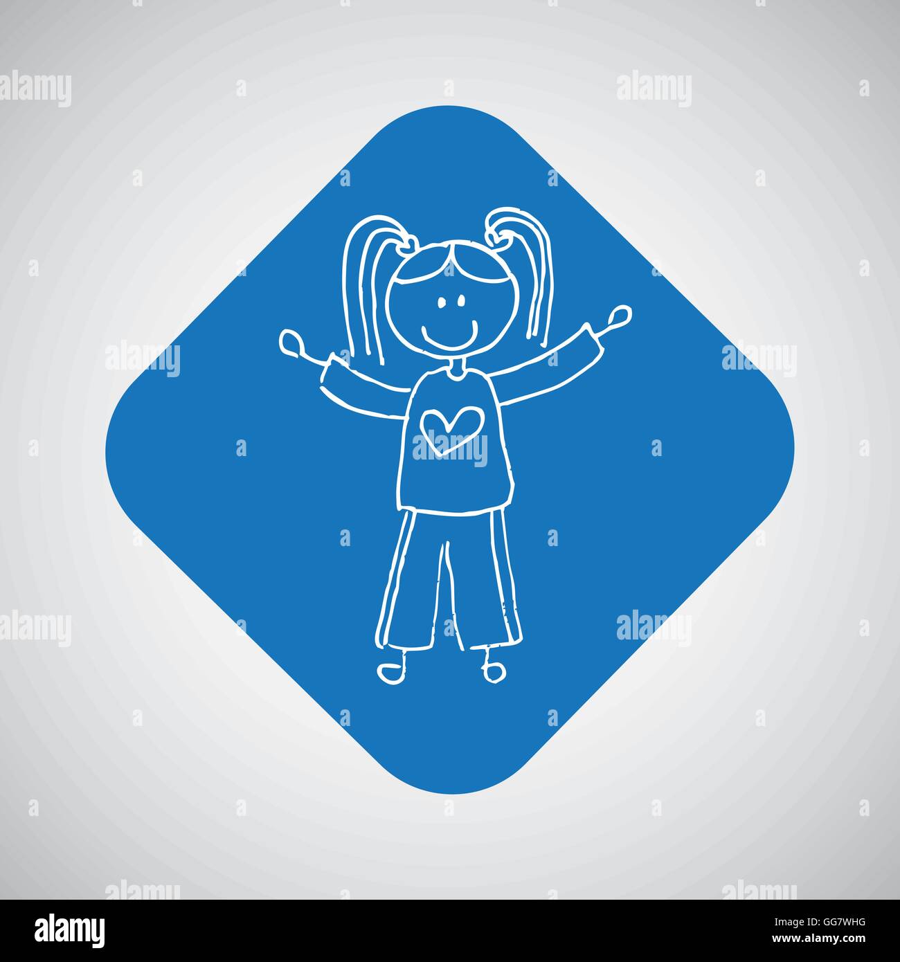 happy child icon Stock Vector Image & Art - Alamy