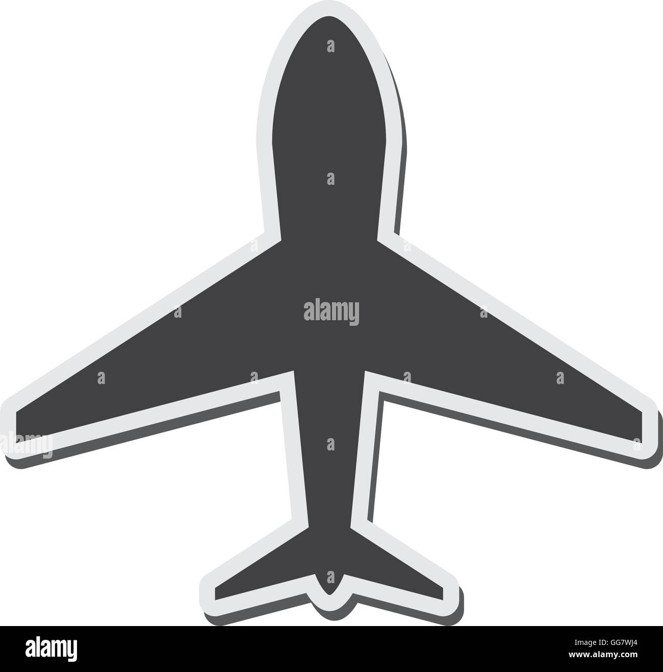 single airplane icon Stock Vector Image & Art - Alamy