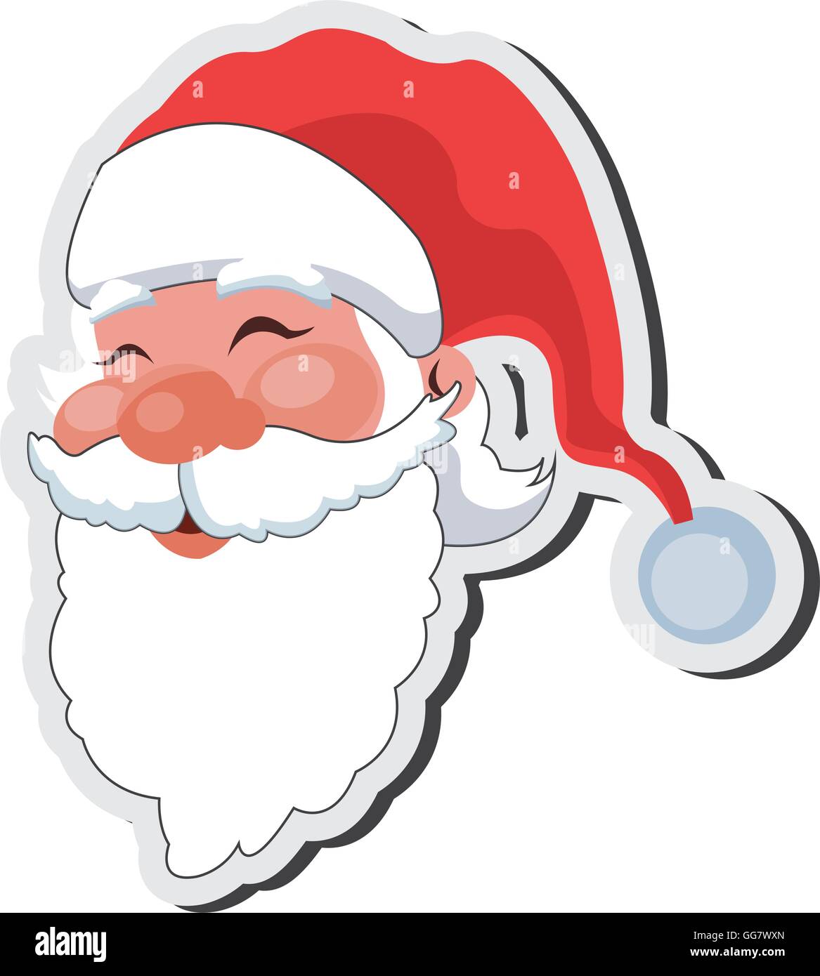 santa claus icon Stock Vector Image & Art - Alamy