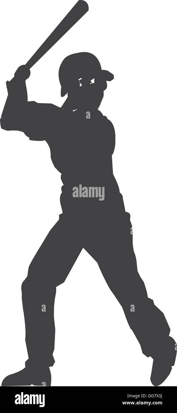 baseball player icon Stock Vector Image & Art - Alamy
