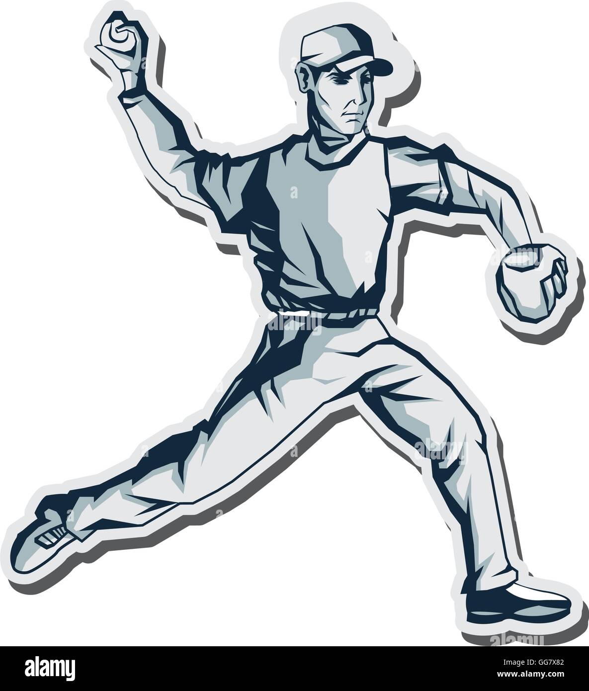baseball player icon Stock Vector Image & Art - Alamy