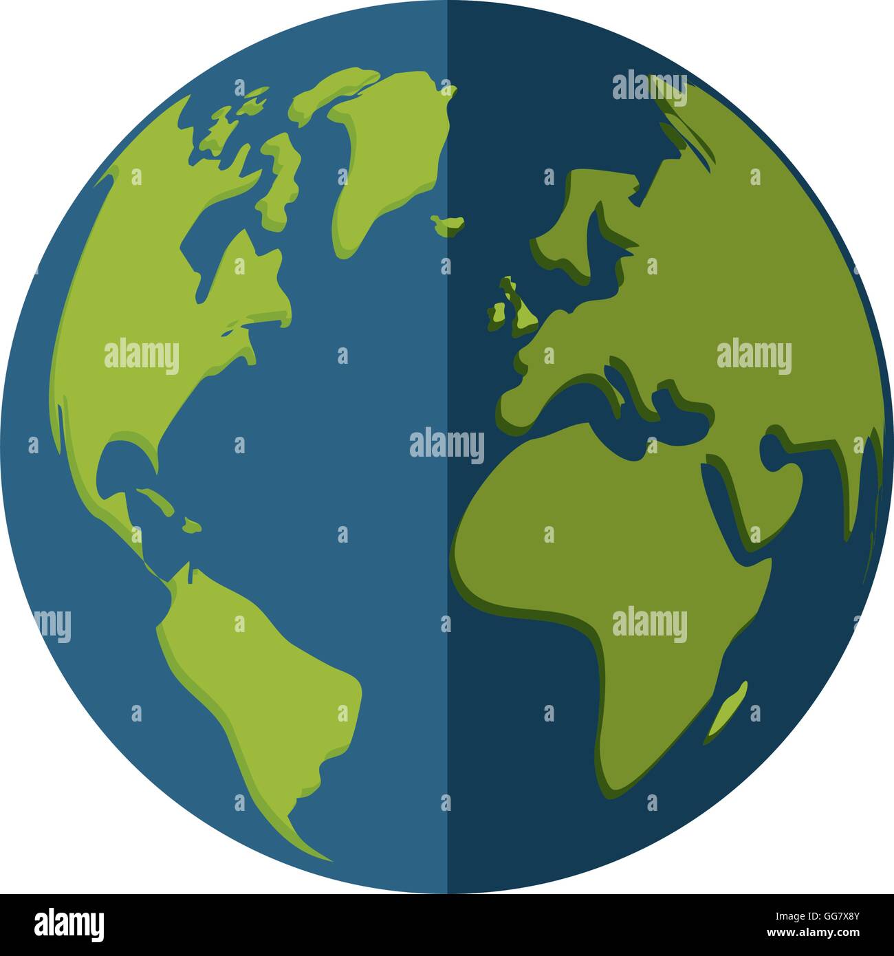 planet earth sphere world icon. Vector graphic Stock Vector Image & Art ...