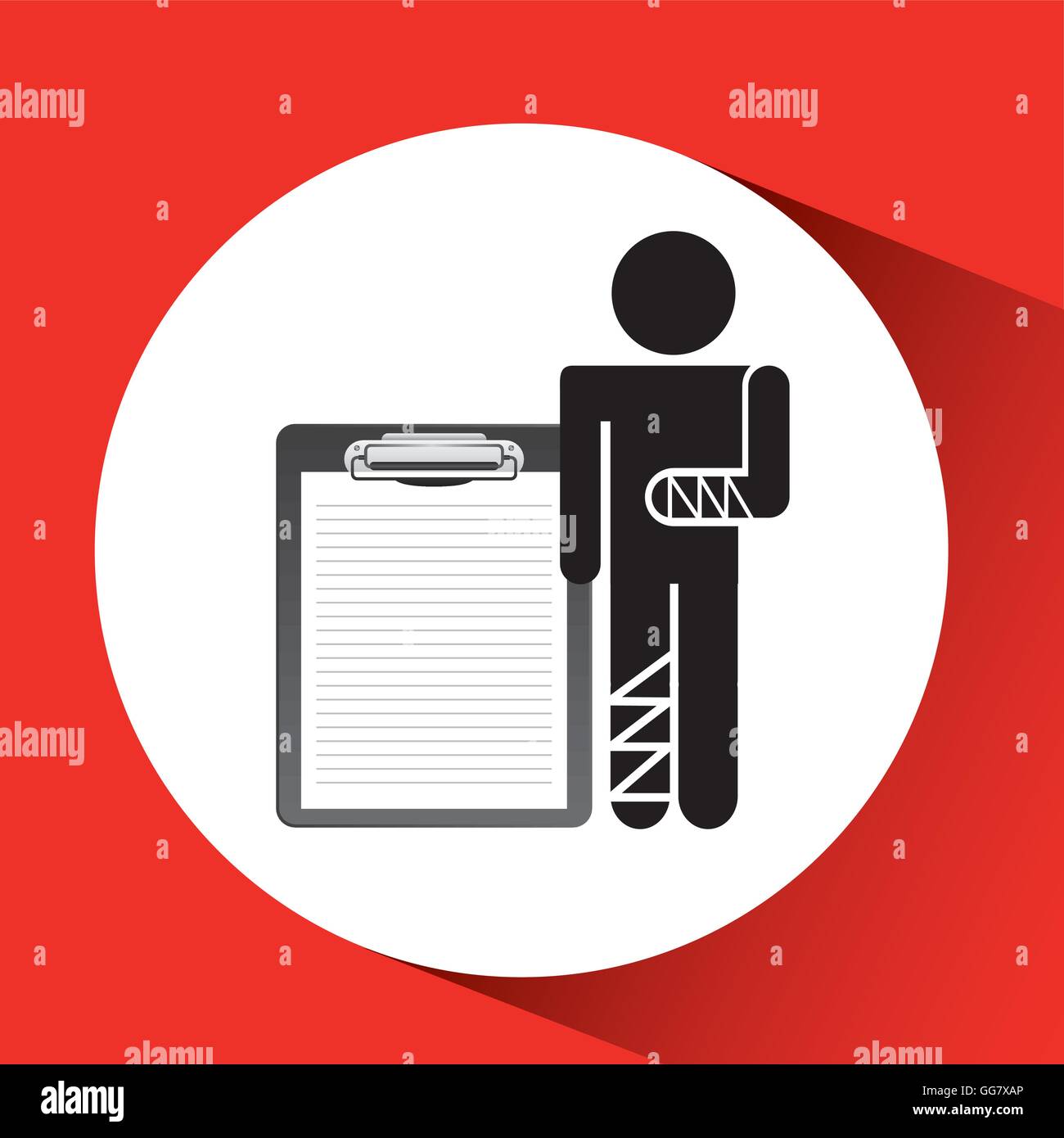 injured guy icon Stock Vector Image & Art - Alamy