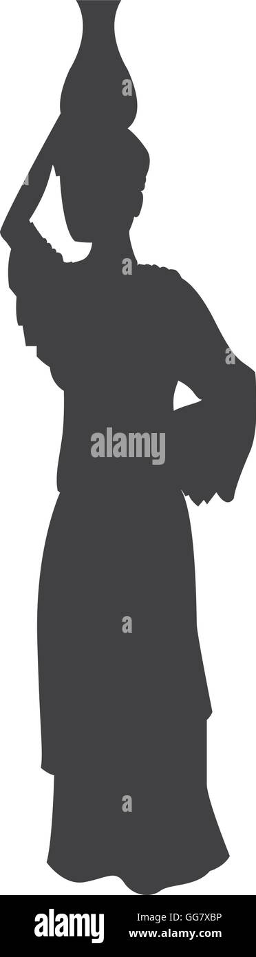 Water bucket africa Stock Vector Images - Alamy