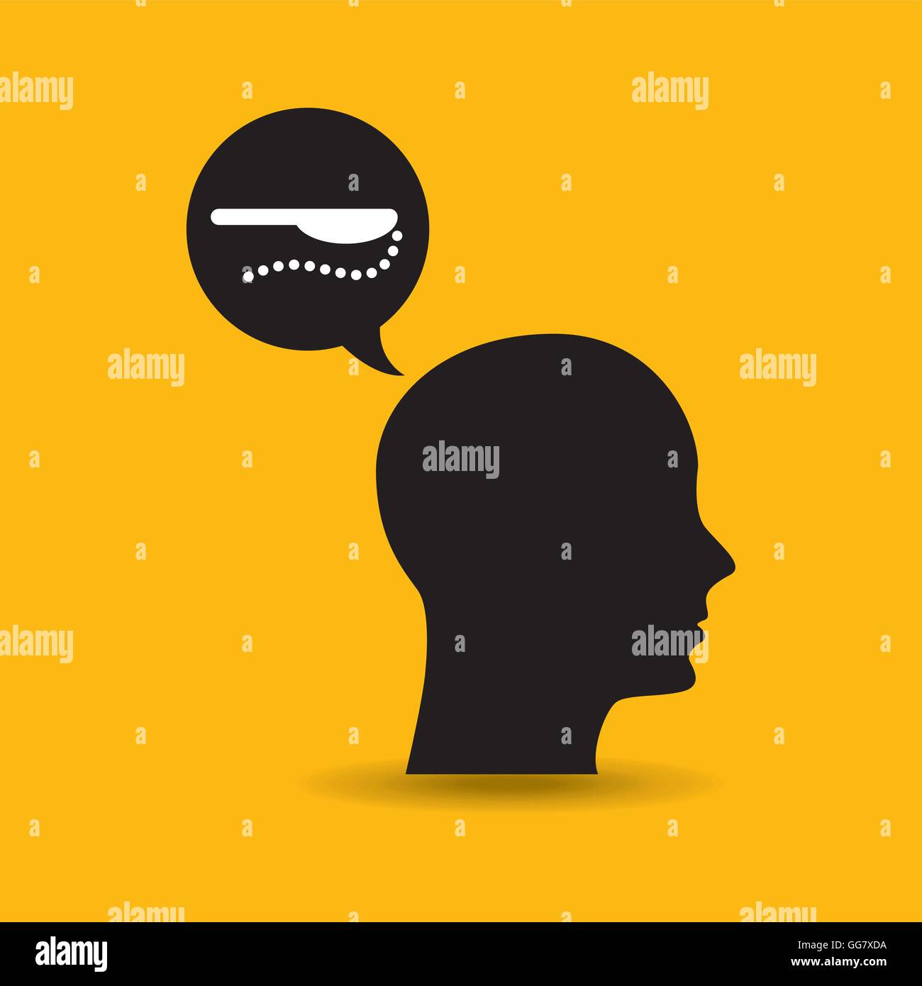 human head icon Stock Vector Image & Art - Alamy
