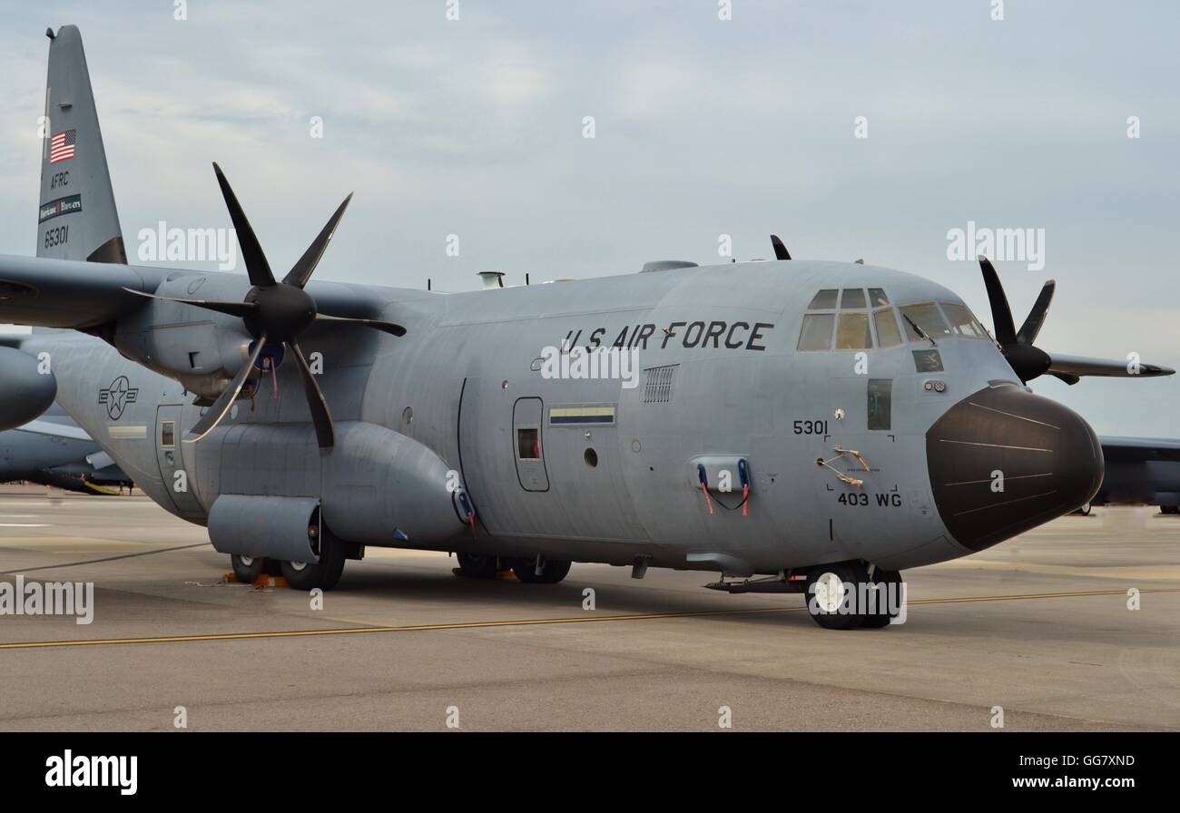 U.S. Air Force C-130J used by the Air Force Reserve's 53rd Weather ...