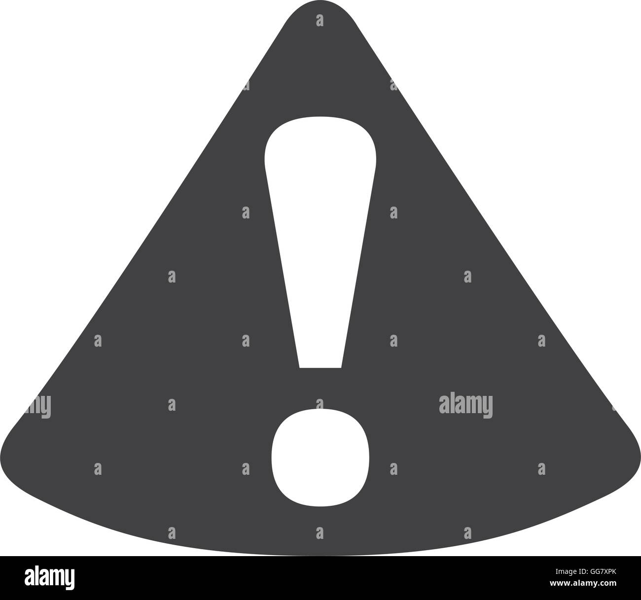 exclamation mark road sign triangle warning icon Stock Vector Image ...