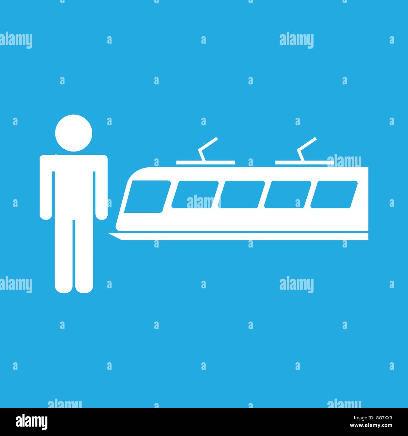 train transportation icon Stock Vector Image & Art - Alamy
