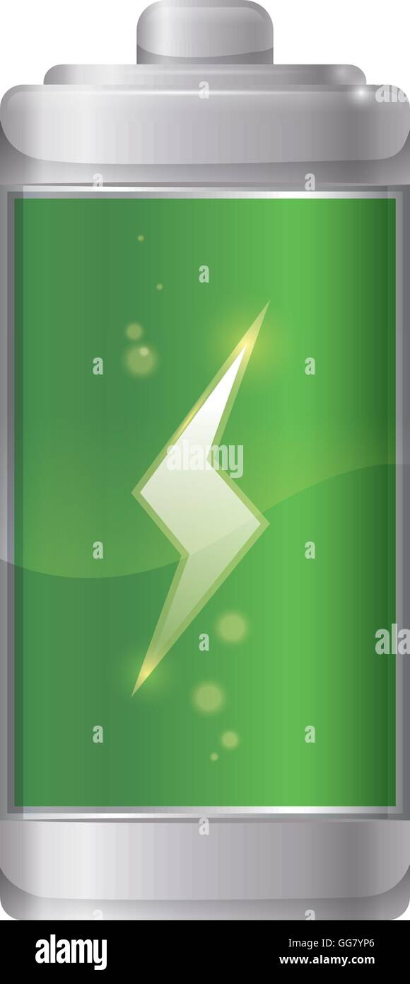 Battery energy power charge icon. Vector graphic Stock Vector Image ...