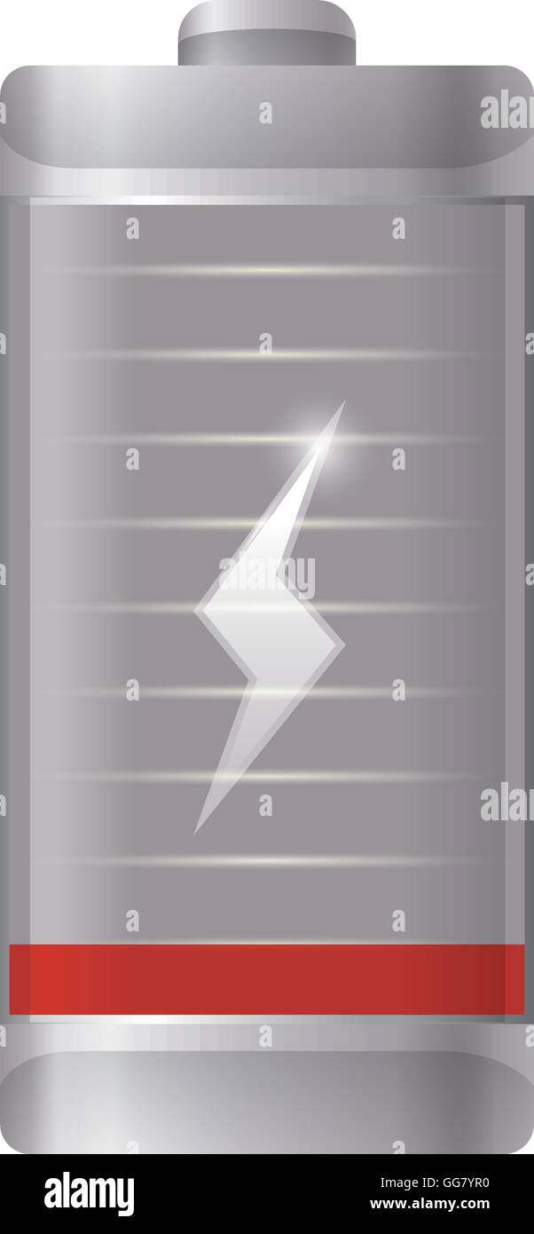 Battery energy power charge icon. Vector graphic Stock Vector Image ...