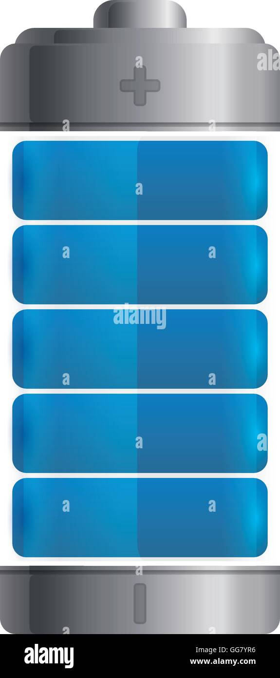 Battery energy power charge icon. Vector graphic Stock Vector Image ...