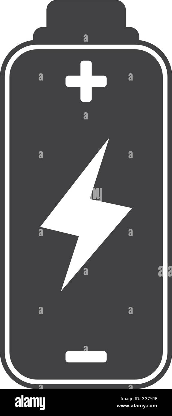 Battery energy power charge icon. Vector graphic Stock Vector Image ...