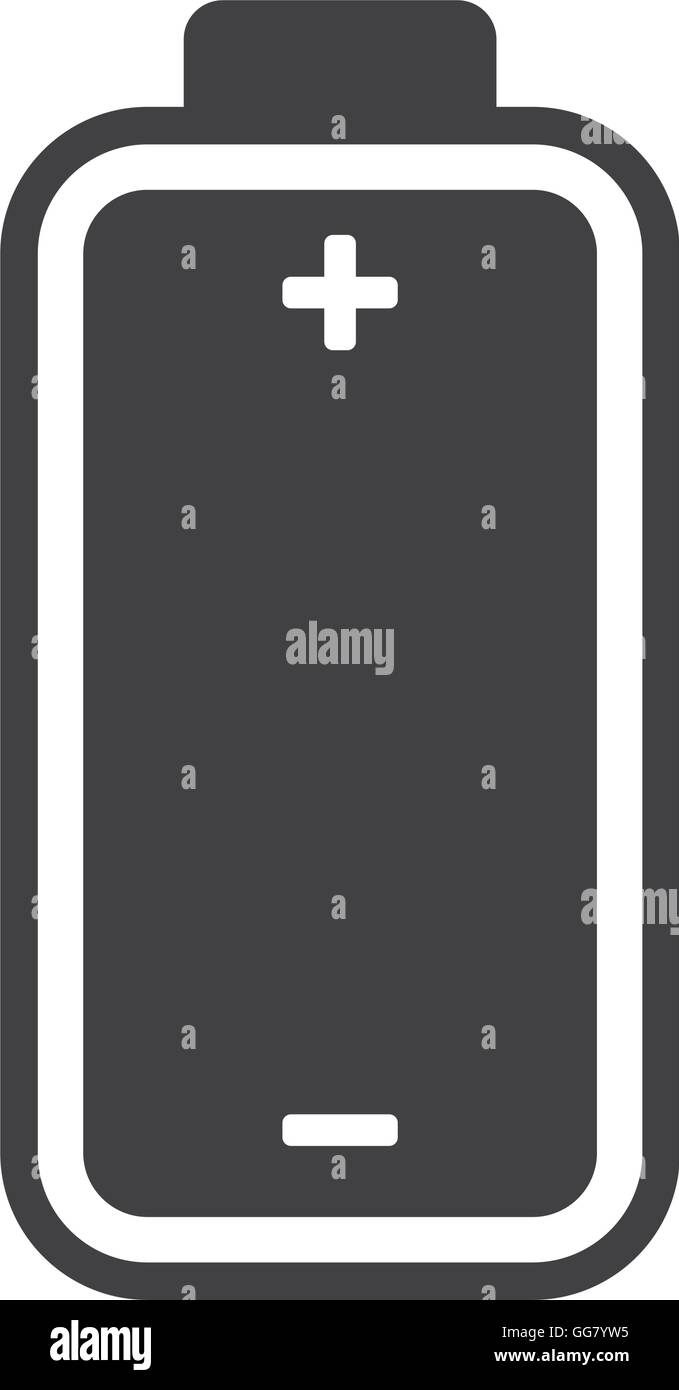 Battery energy power charge icon. Vector graphic Stock Vector Image ...