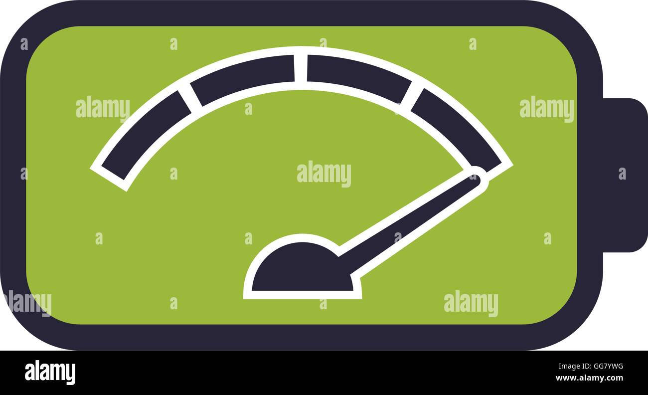 Battery energy power charge icon. Vector graphic Stock Vector Image ...