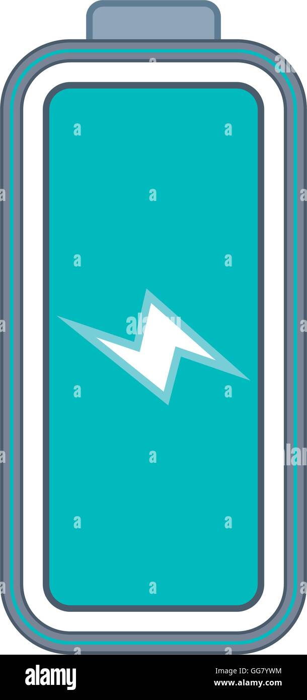 Battery energy power charge icon. Vector graphic Stock Vector Image ...