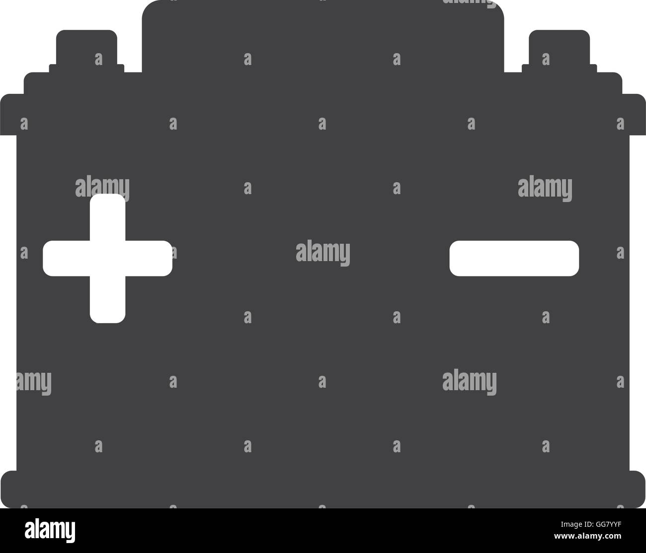 Battery energy power charge icon. Vector graphic Stock Vector Image ...