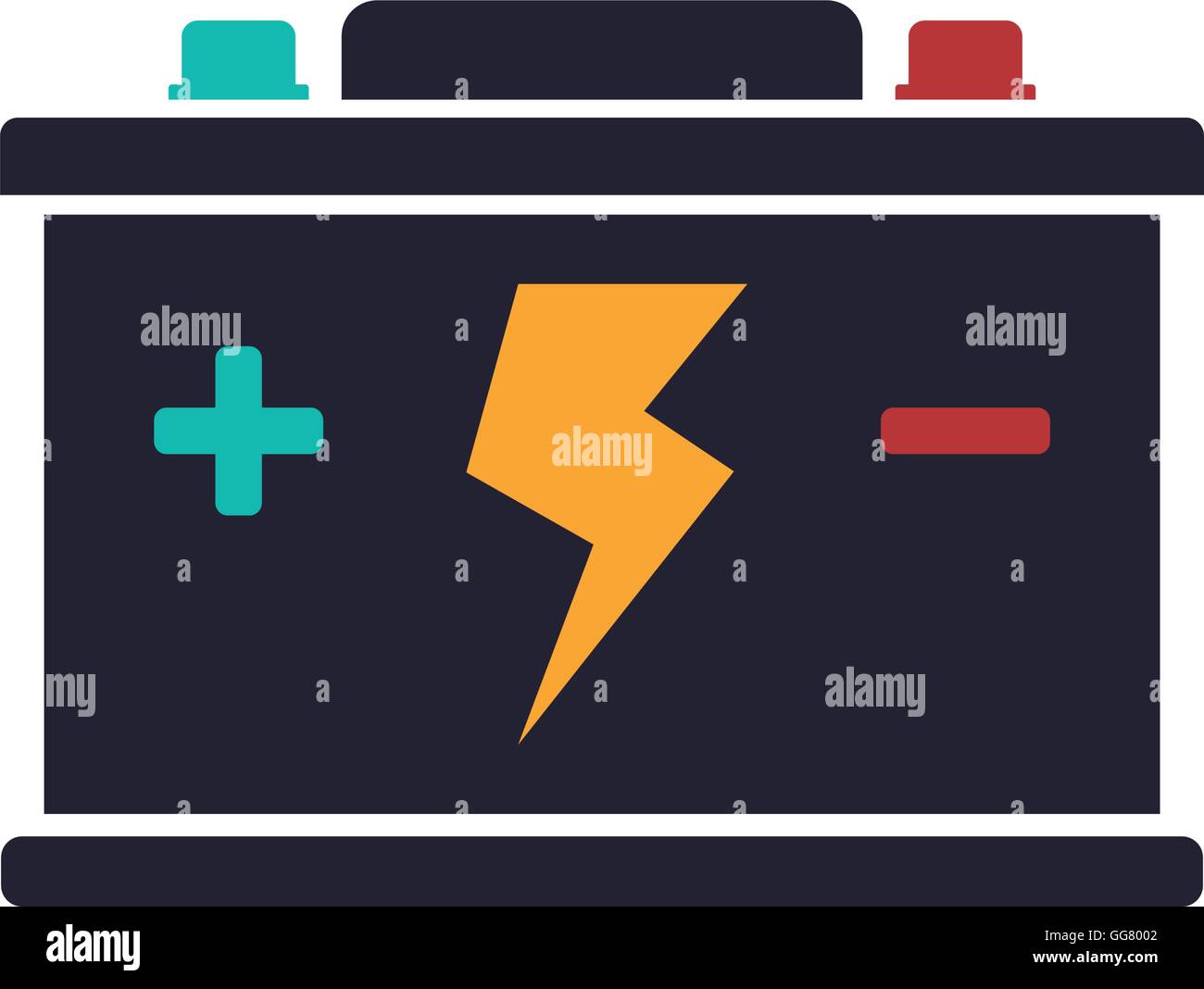 Battery energy power charge icon. Vector graphic Stock Vector Image ...
