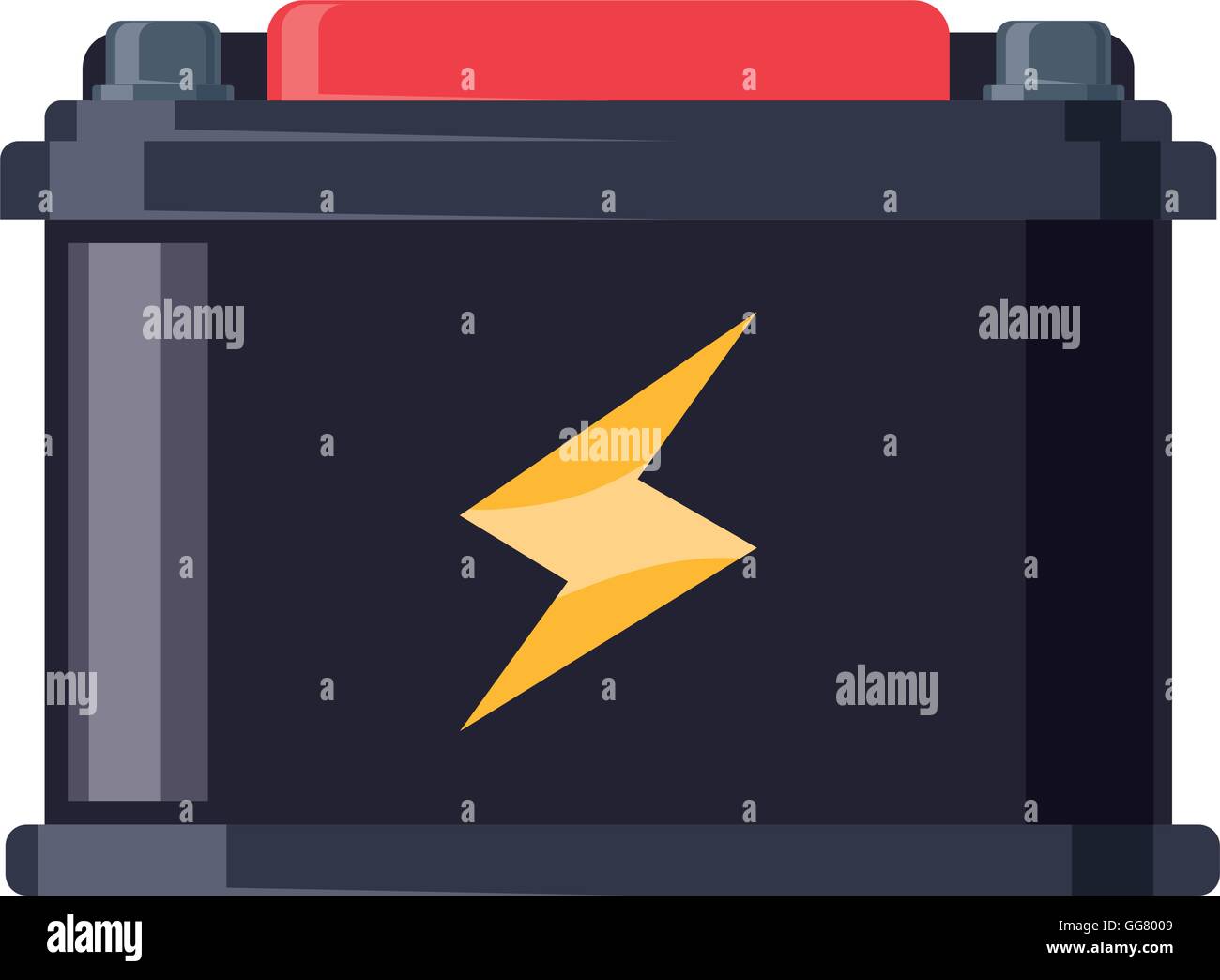 Battery energy power charge icon. Vector graphic Stock Vector Image ...