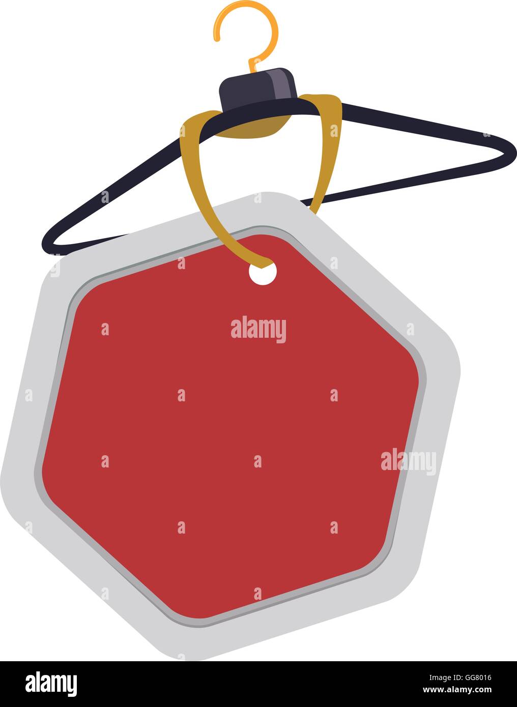 sale label hook offer banner icon. Vector graphic Stock Vector Image ...