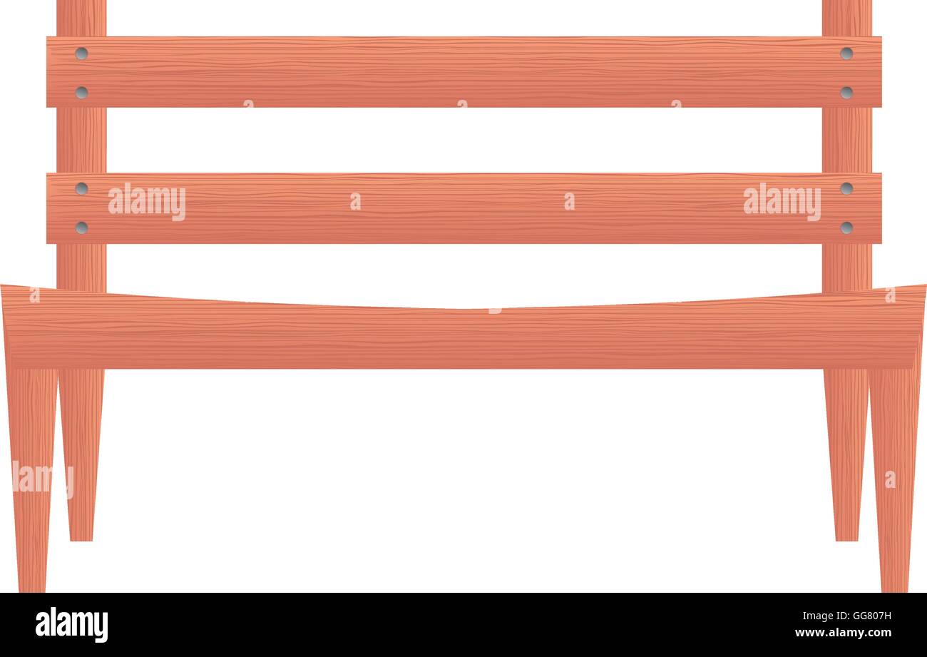 park chair wooden icon Stock Vector Image & Art - Alamy