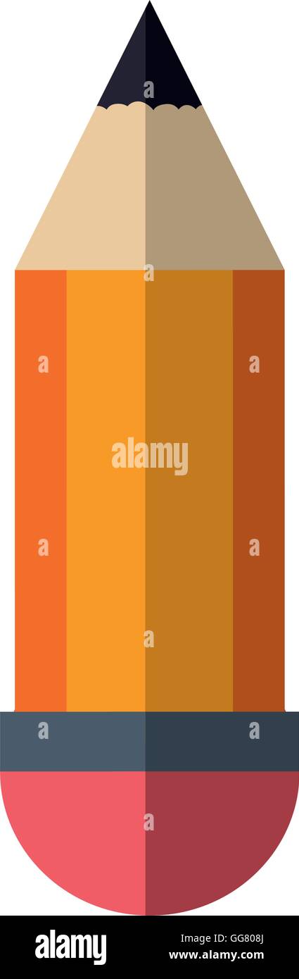 pencil instrument write draw icon. Vector graphic Stock Vector Image ...