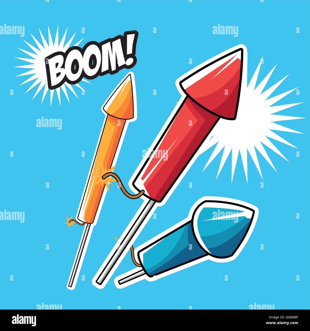 firework celebration explosion night icon. Vector graphic Stock Vector ...