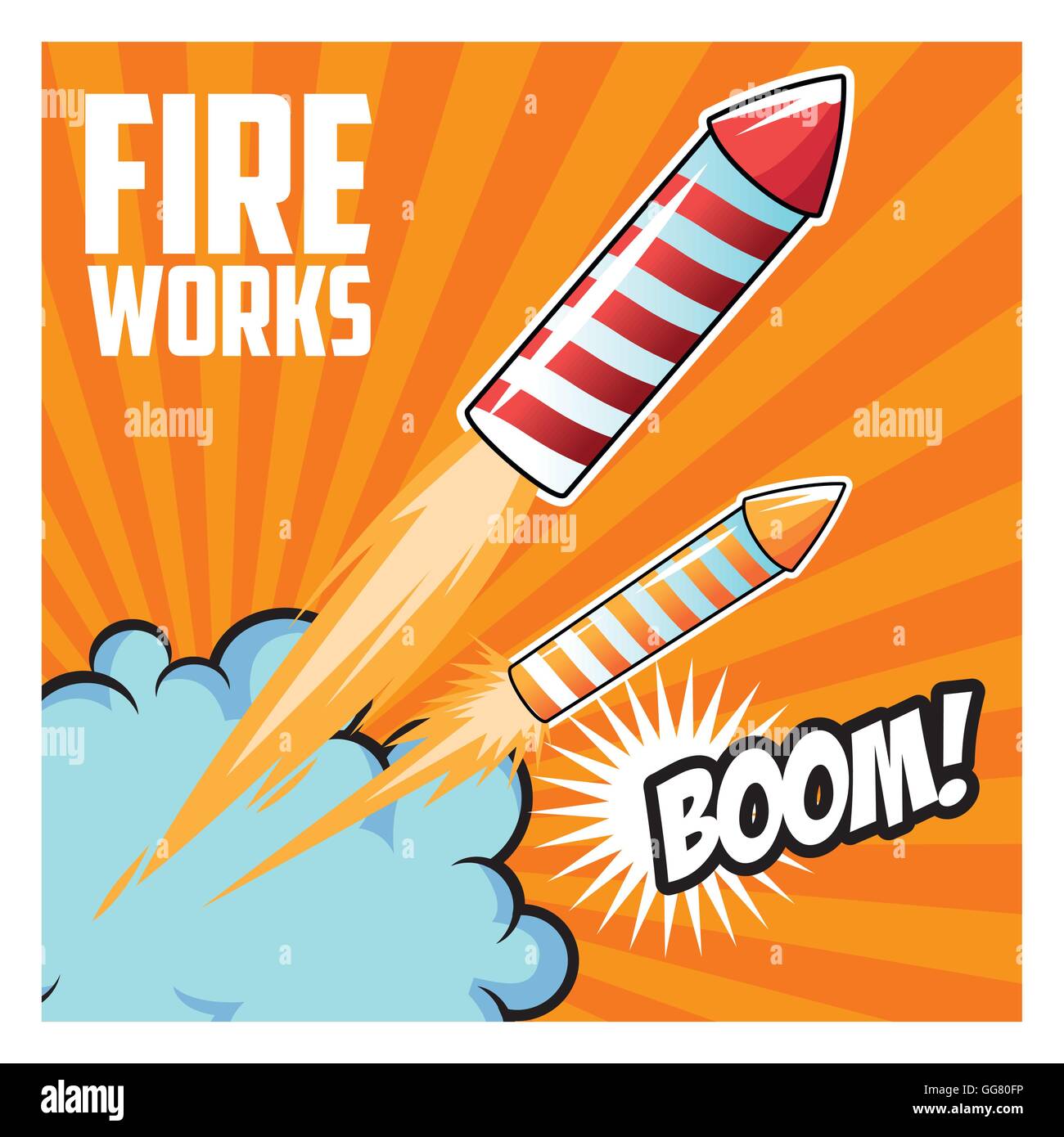 firework celebration explosion night icon. Vector graphic Stock Vector ...