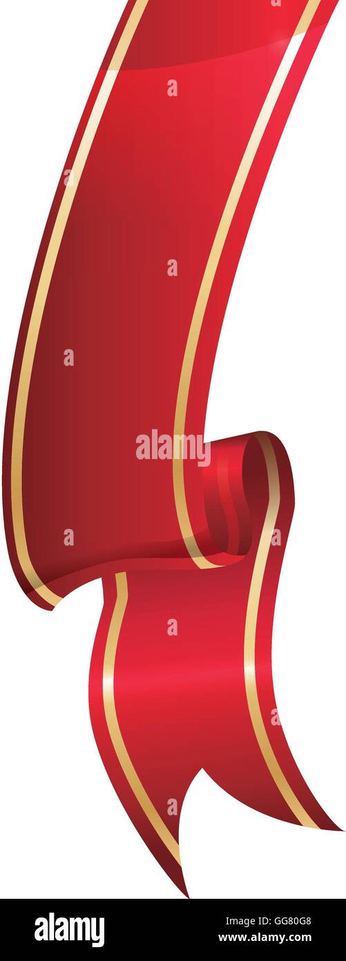 ribbon label red banner icon. Vector graphic Stock Vector Image & Art ...