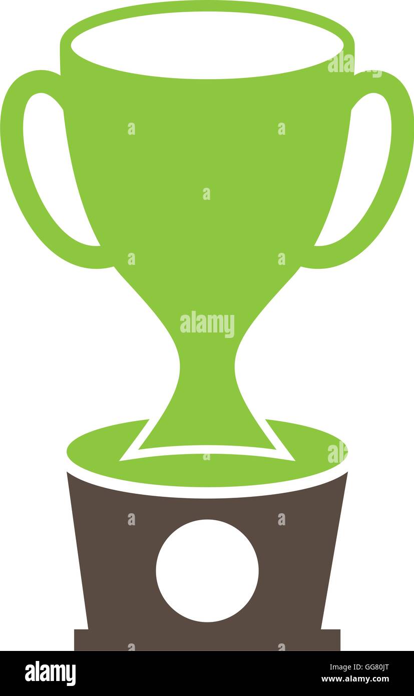 Trophy rosette winning cup Stock Vector Images - Alamy