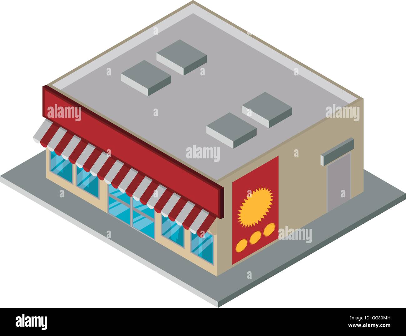store market shop building icon. Vector graphic Stock Vector Image ...