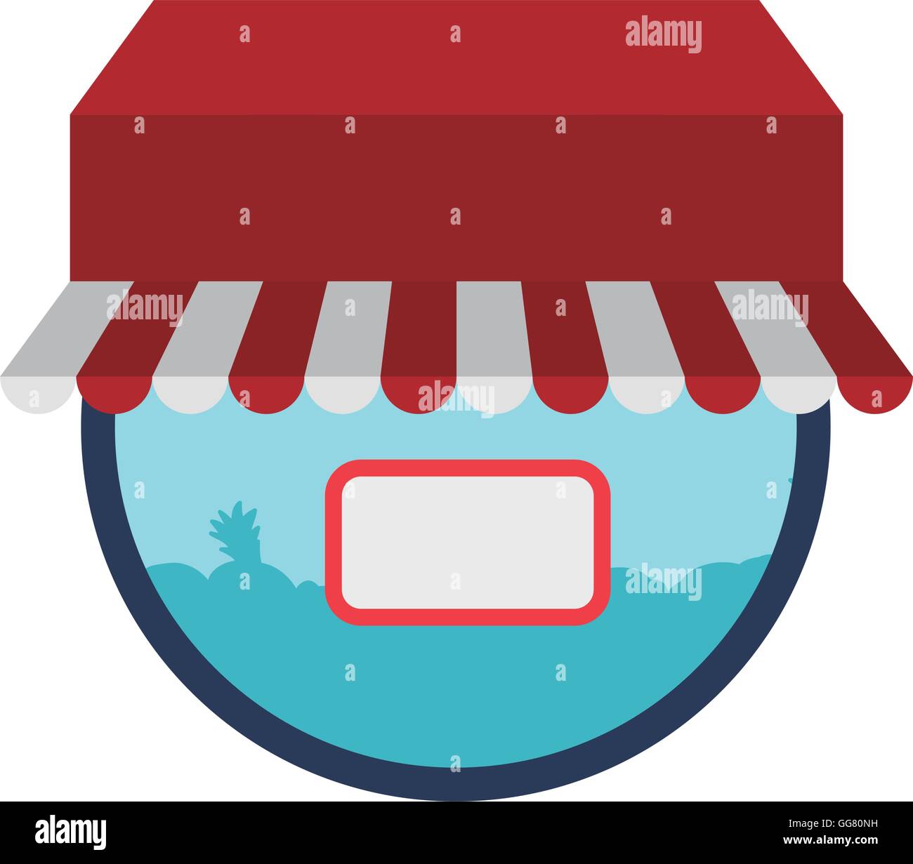 store market shop building icon. Vector graphic Stock Vector Image ...