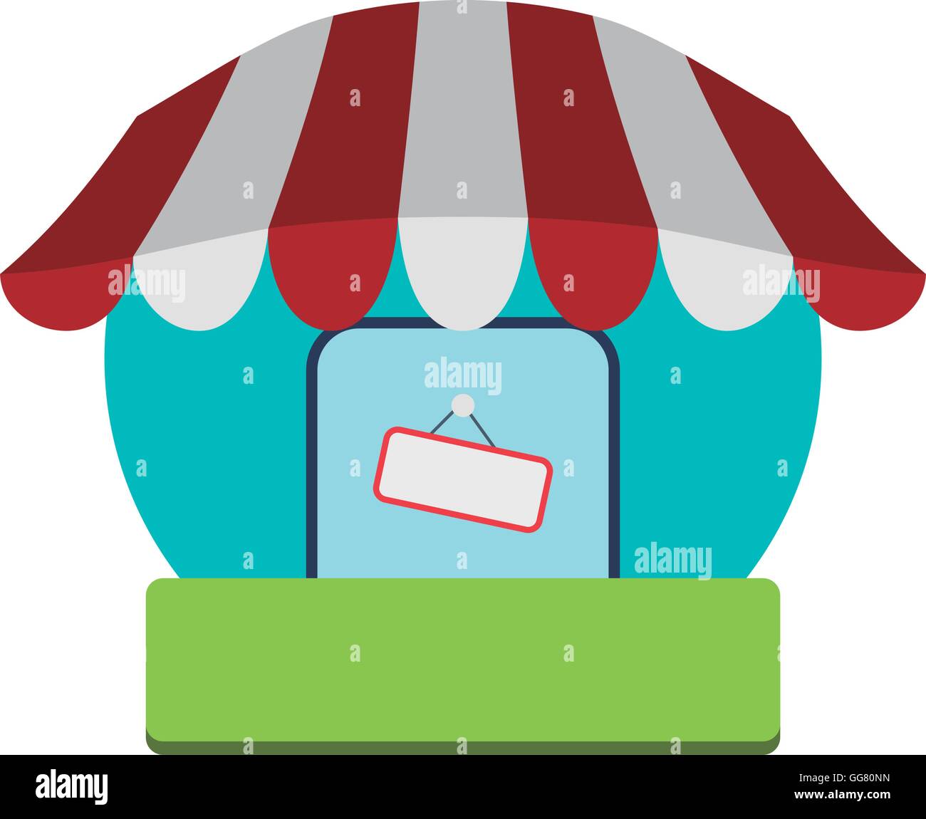 store market shop building icon. Vector graphic Stock Vector Image ...