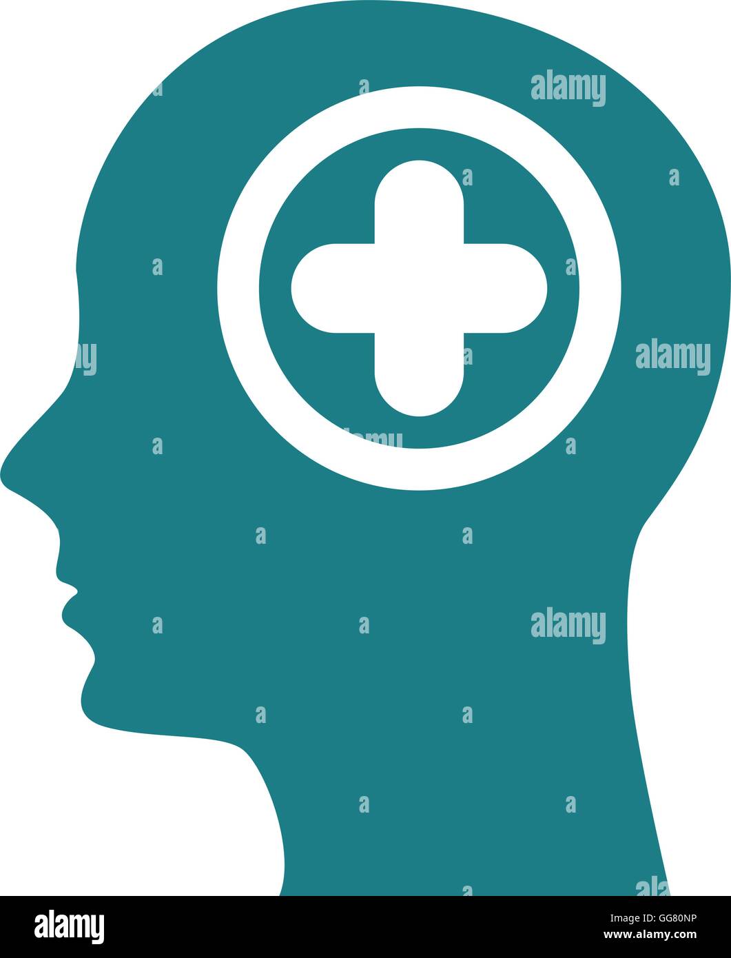 human profile healthcare icon Stock Vector Image & Art - Alamy