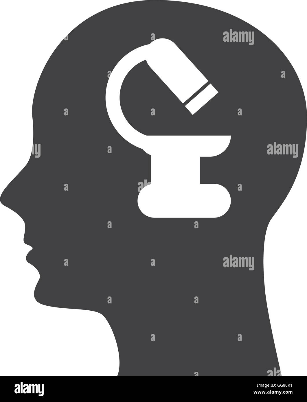 human profile healthcare icon Stock Vector Image & Art - Alamy