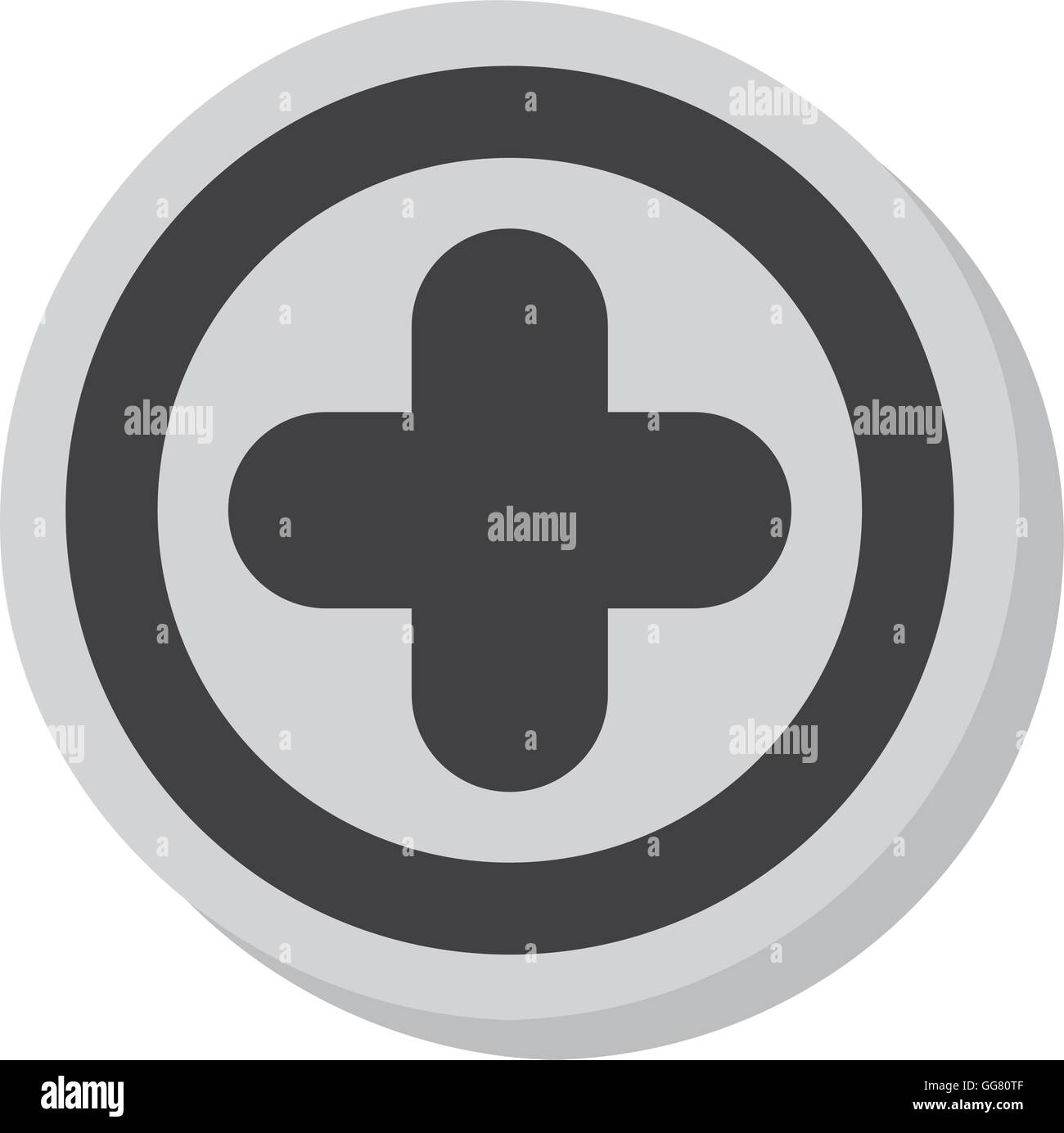 cross medical symbol isolated icon Stock Vector Image & Art - Alamy