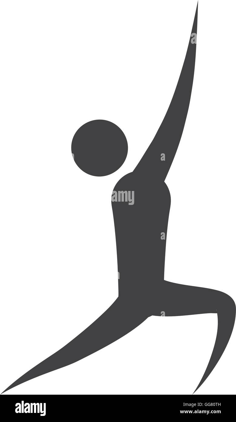pictogram action move sport fitness icon. Vector graphic Stock Vector ...