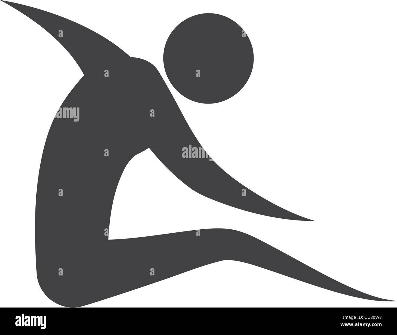 pictogram action move sport fitness icon. Vector graphic Stock Vector ...