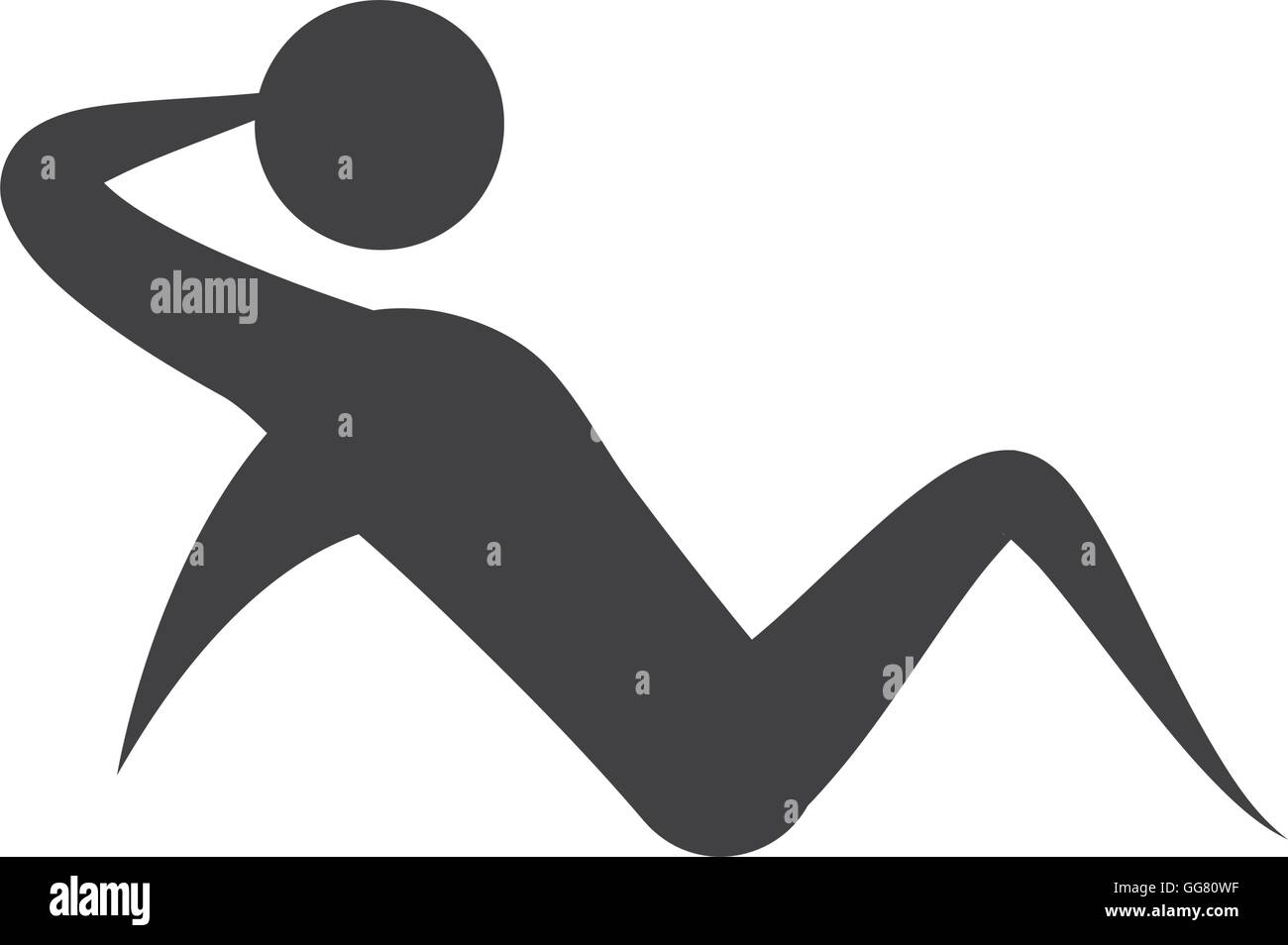 pictogram action move sport fitness icon. Vector graphic Stock Vector ...