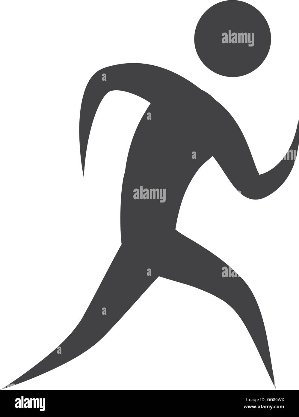pictogram action move sport fitness icon. Vector graphic Stock Vector ...