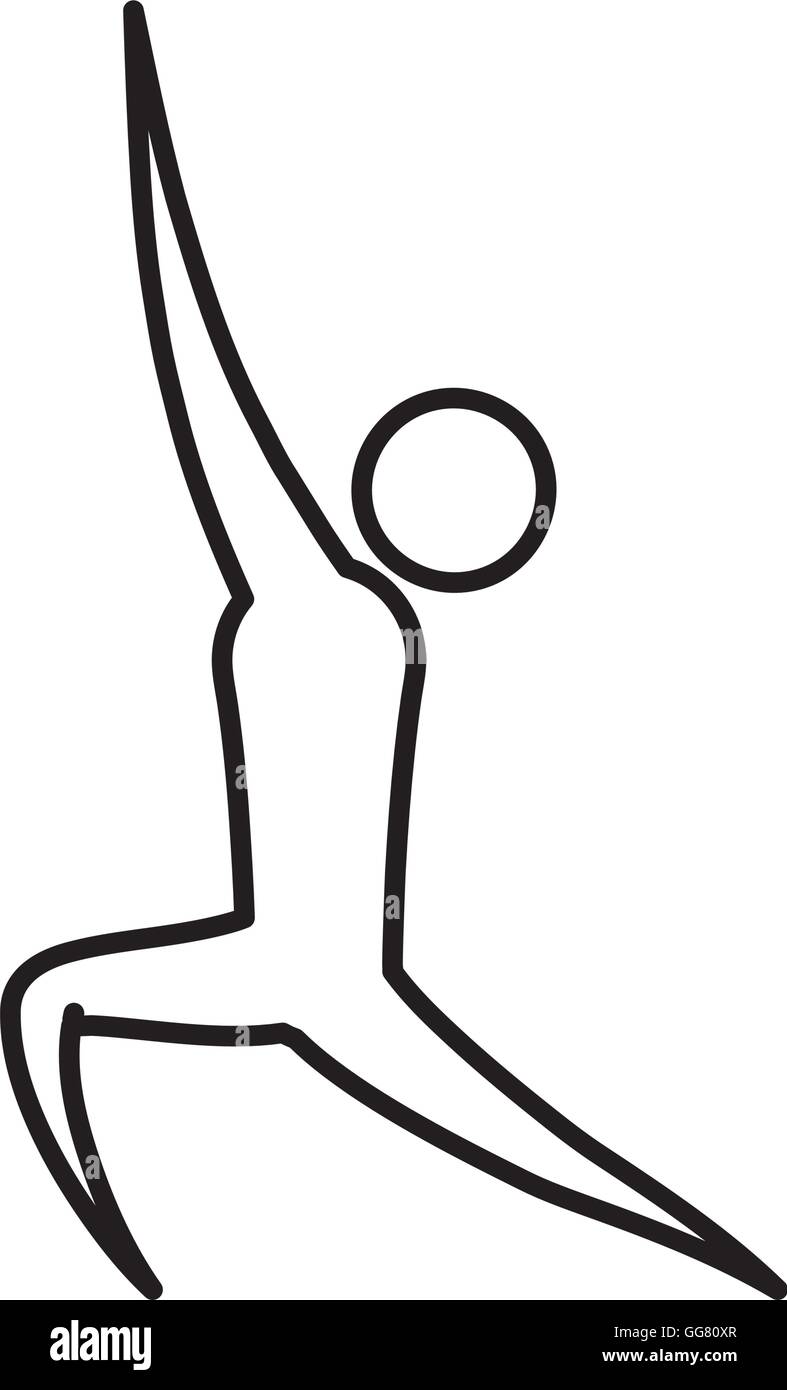 pictogram action move sport fitness icon. Vector graphic Stock Vector ...