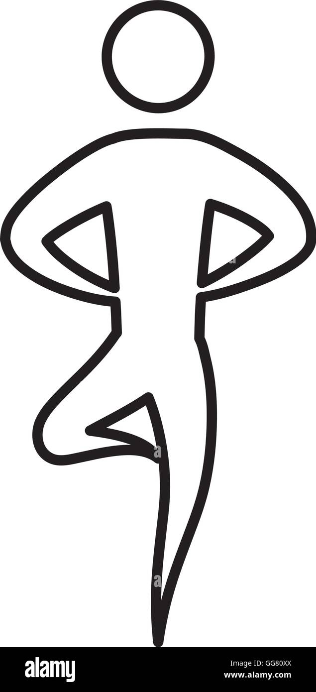 pictogram action move sport fitness icon. Vector graphic Stock Vector ...