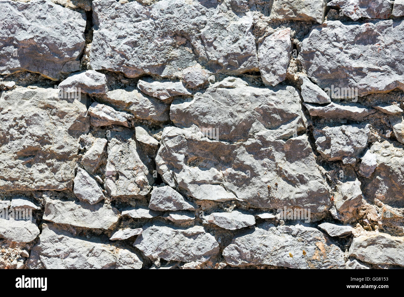 Wall of large stone closeup. Background Stock Photo - Alamy
