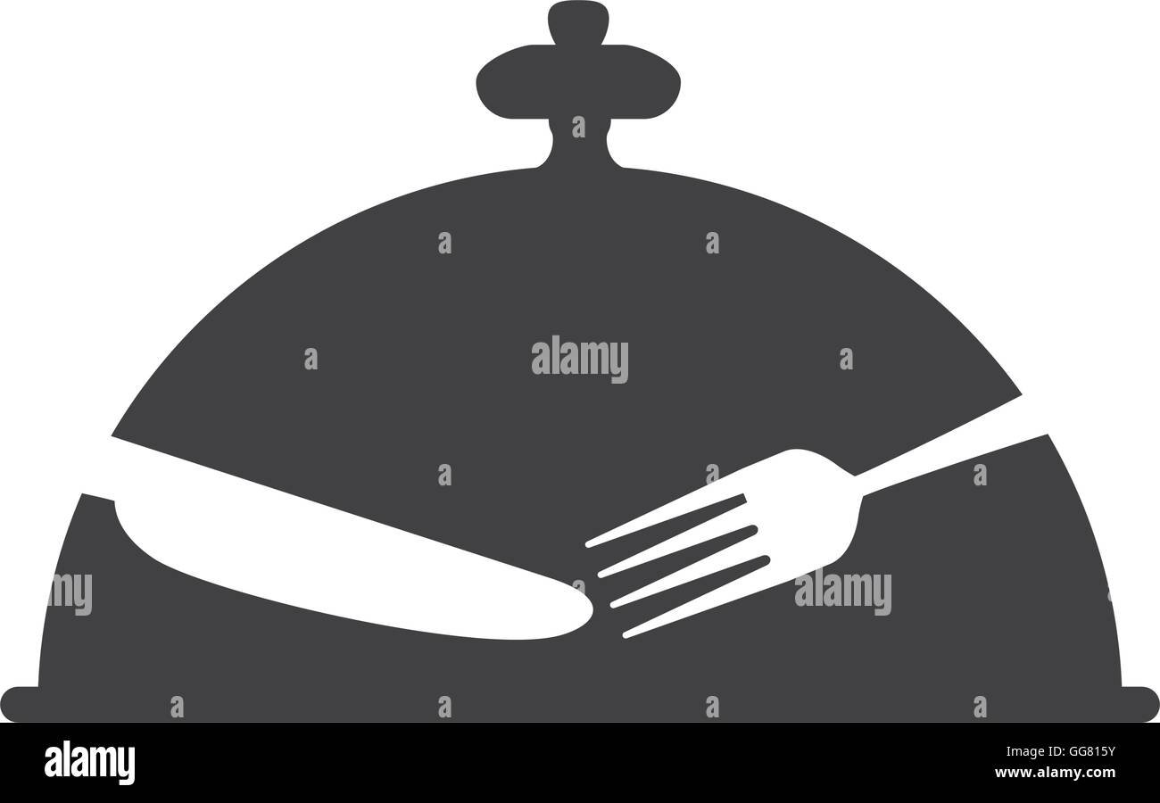 plate menu kitchen restaurant icon. Vector graphic Stock Vector Image ...