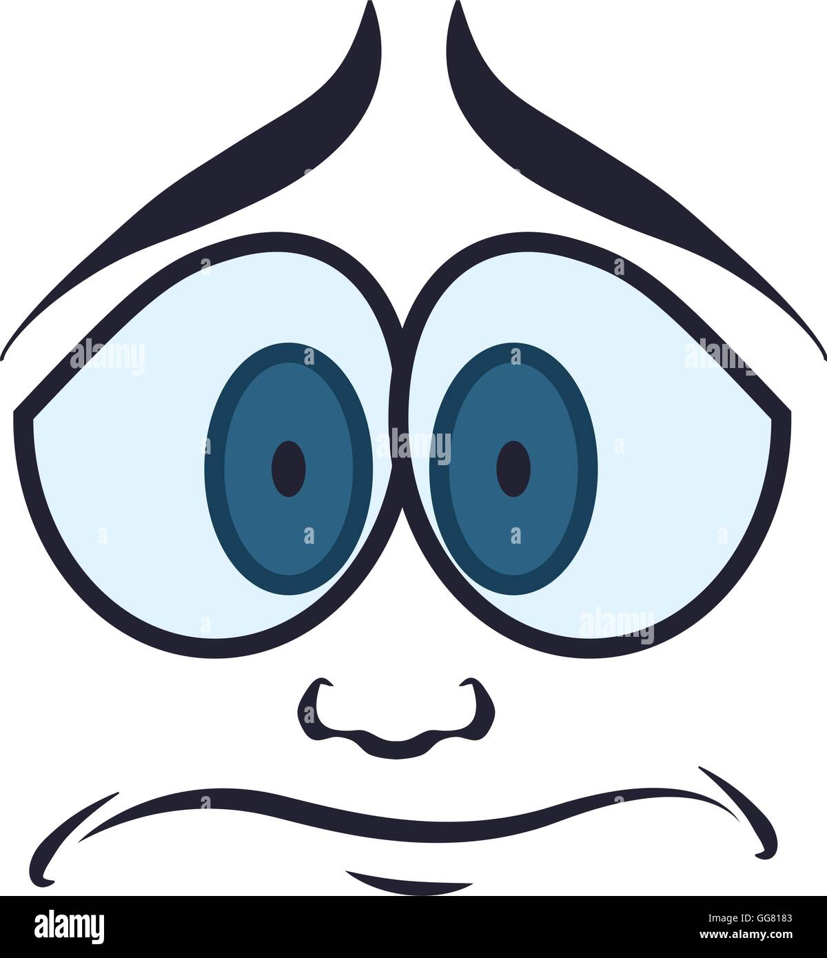 face sad eyes expression cartoon icon. Vector graphic Stock Vector ... face sad eyes expression cartoon icon. Vector graphic Stock Vector ...